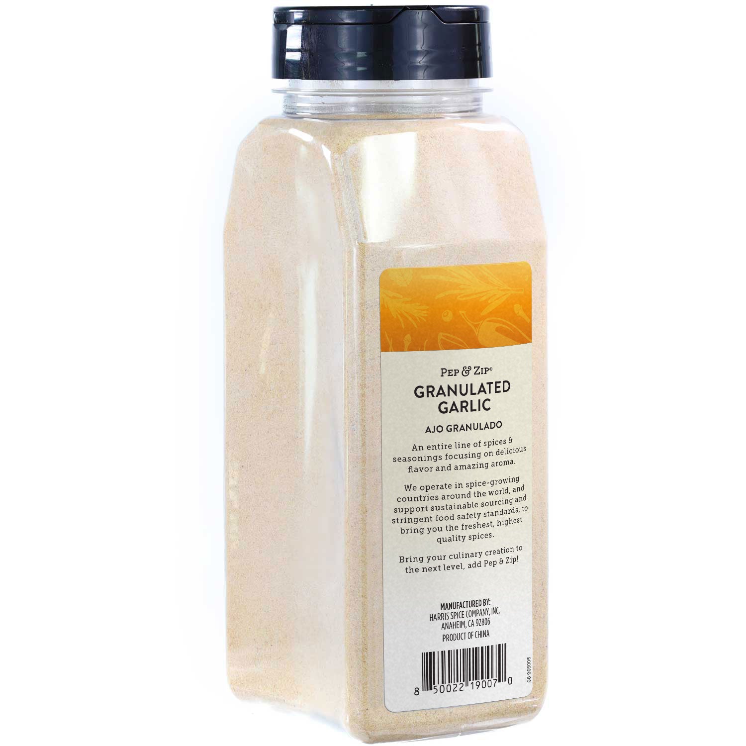 Pep & Zip Granulated Garlic 24 oz – Harris Spice