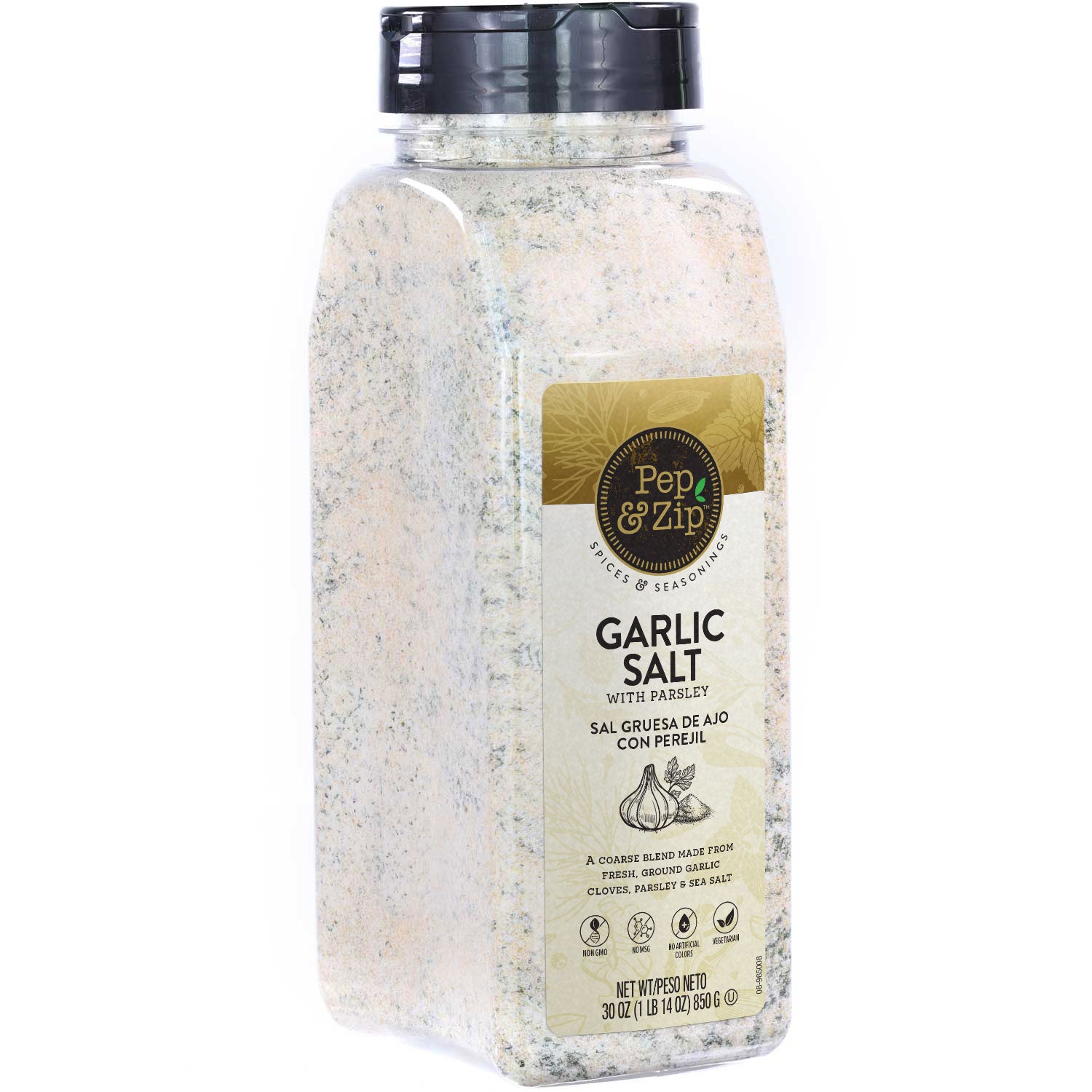 Pep & Zip Garlic Salt 30 oz – Harris Spice