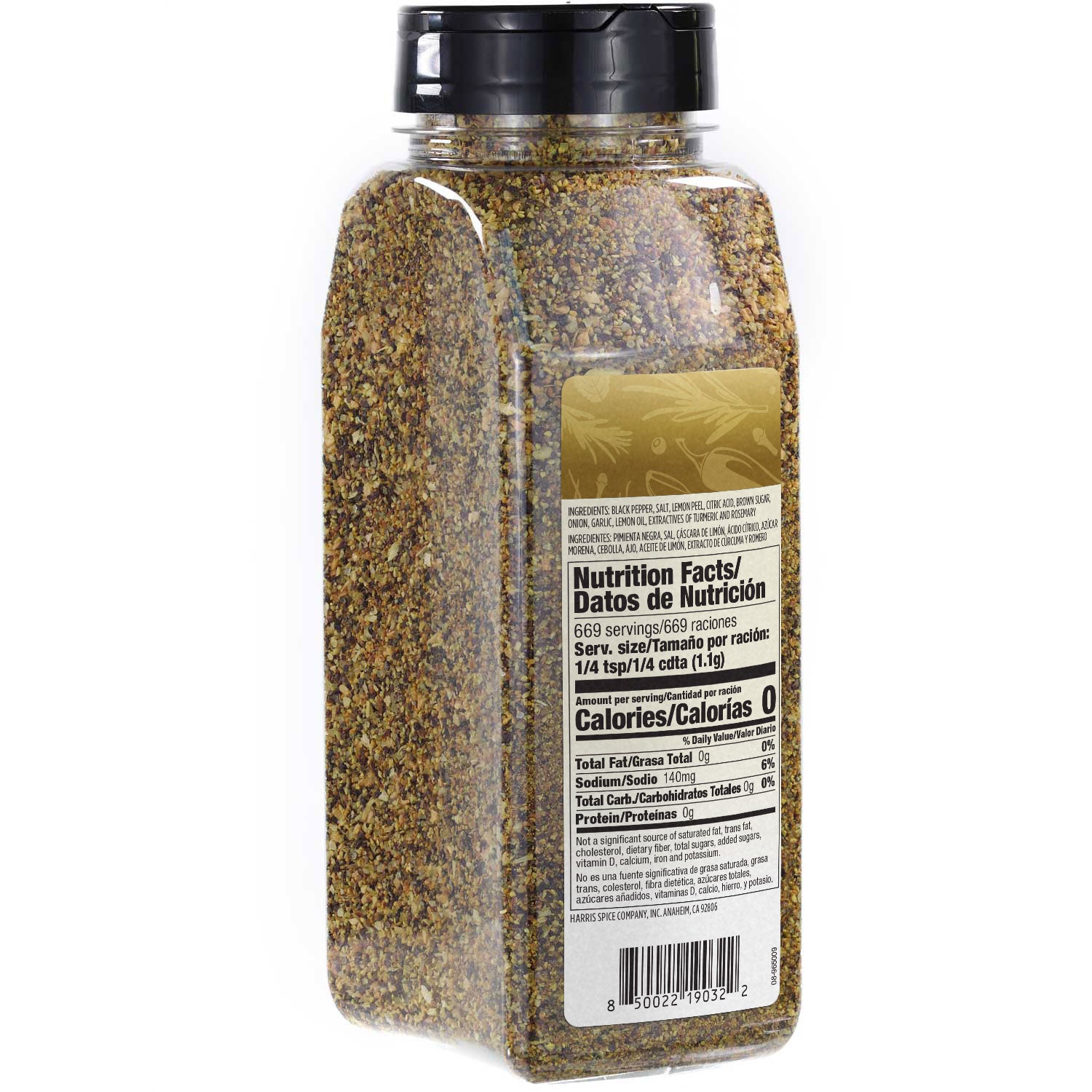 Pep & Zip Lemon Pepper Seasoning 26 oz – Harris Spice