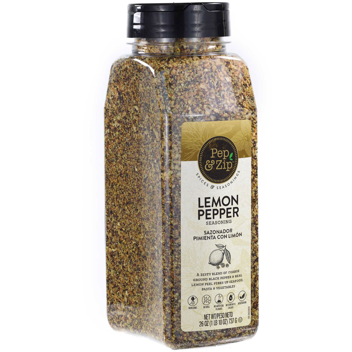 Pep & Zip Lemon Pepper Seasoning 26 oz – Harris Spice